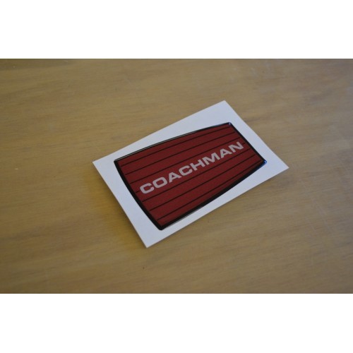 Coachman Resin Domed Design Plate Caravan Sticker Decal Graphic ...