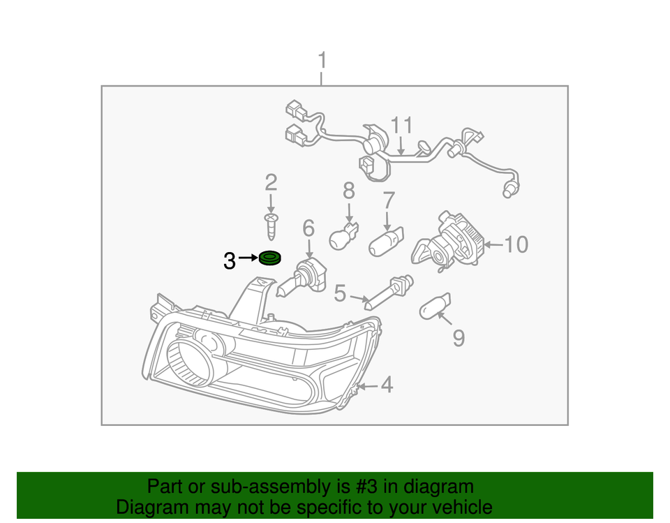 Genuine Infiniti Headlamp Assembly Nut 01241-0009U | eBay