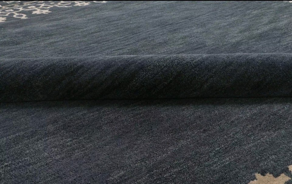 Desa PB Contemporary Bordered Handmade Tufted Area Rugs & Carpet 100% ...