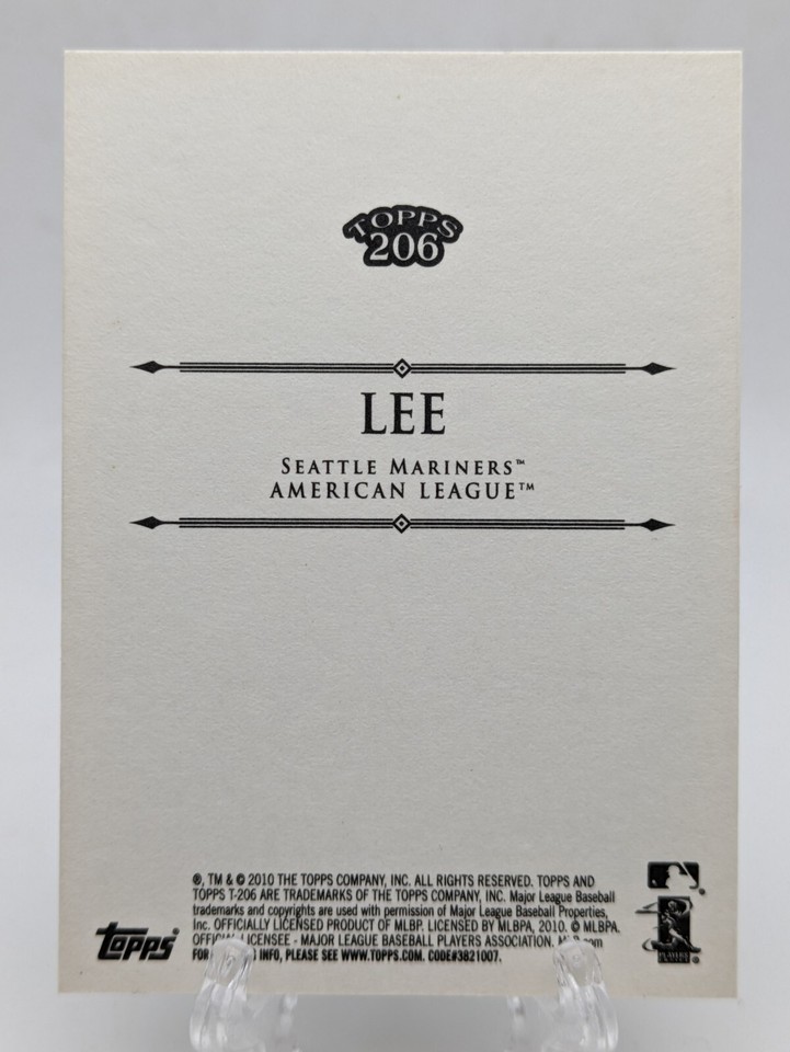 💥 *RARE* 2010 Topps 206 Baseball #308 Cliff Lee SP; Mariners | eBay