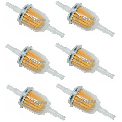 6 Fuel Filters For Craftsman 24688 72084G01 552265 Club Car 1013684 ...