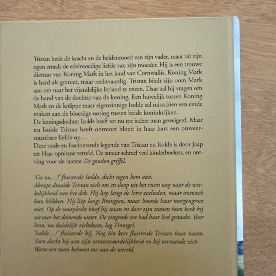 Jaap Ter Haar Kinderboek Tristan En Isolde Nederlands | eBay