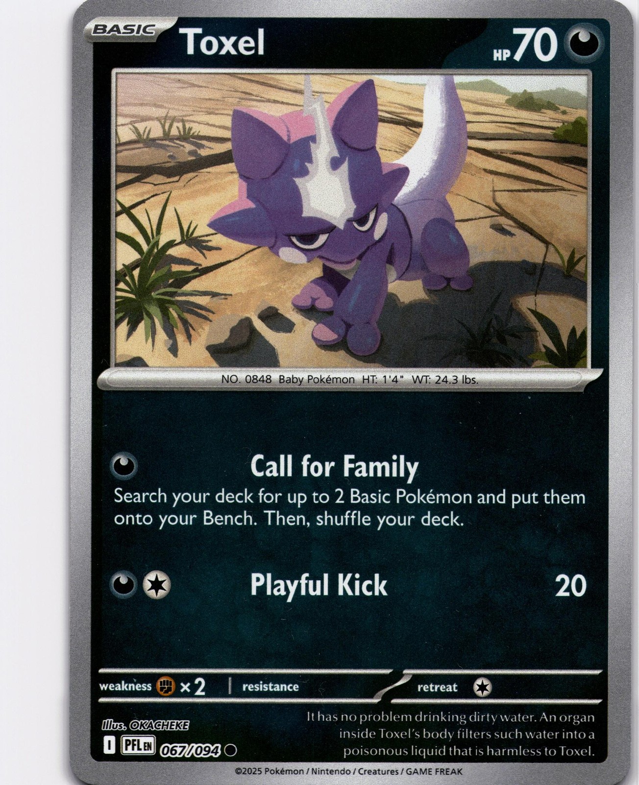 Toxel 067/94 | Common Card | Phantasmal Flames