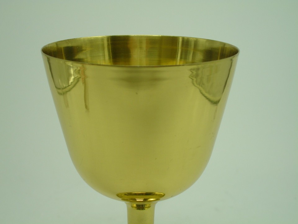 Brass Chalice Ciborium Cup for Church Mass Communion Altar 8.3" B34-1 ...
