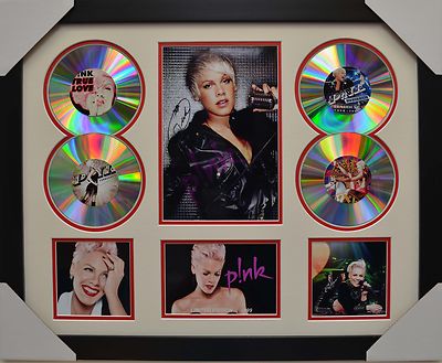 PINK P!NK 4CD SIGNED FRAMED MEMORABILIA LIMITED EDITION | eBay