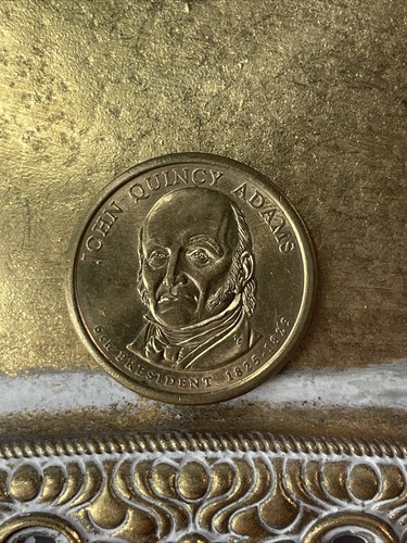 presidential dollar coin 6th President John Quincy Adams, 2008 D Mint ...