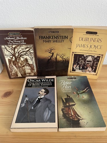Vintage Signet Classics Lot of 8 Young Readers Peter Pan Frankenstein ...
