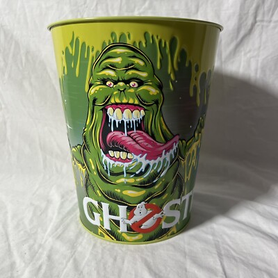 Cinemark 2024 Ghostbusters Frozen Empire Slimer Green Tin Popcorn ...