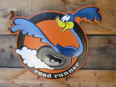 Road Runner DUST TRAIL Metal Sign Hemi Superbird Bee Plymouth Petty ...