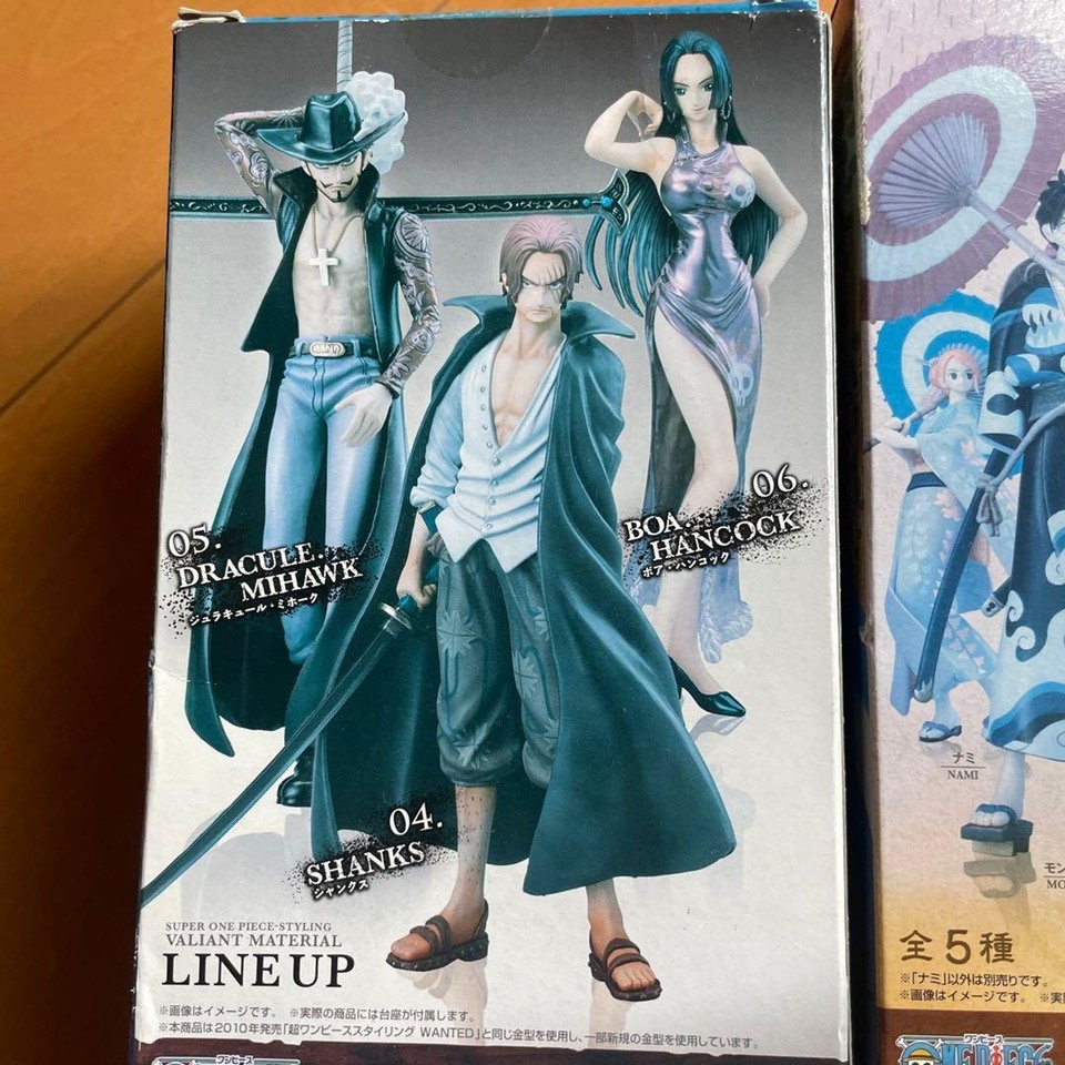Bandai Super One Piece Styling Nami Kimono Style & Dracule Mihawk ...