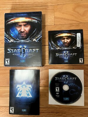 STARCRAFT II: WINGS OF LIBERTY / Blizzard 2010 PC Game Disc & Box ...