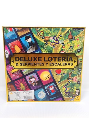 DELUXE LOTERIA AND SNAKES AND LADDERS Traditional Mexican Board Games ...