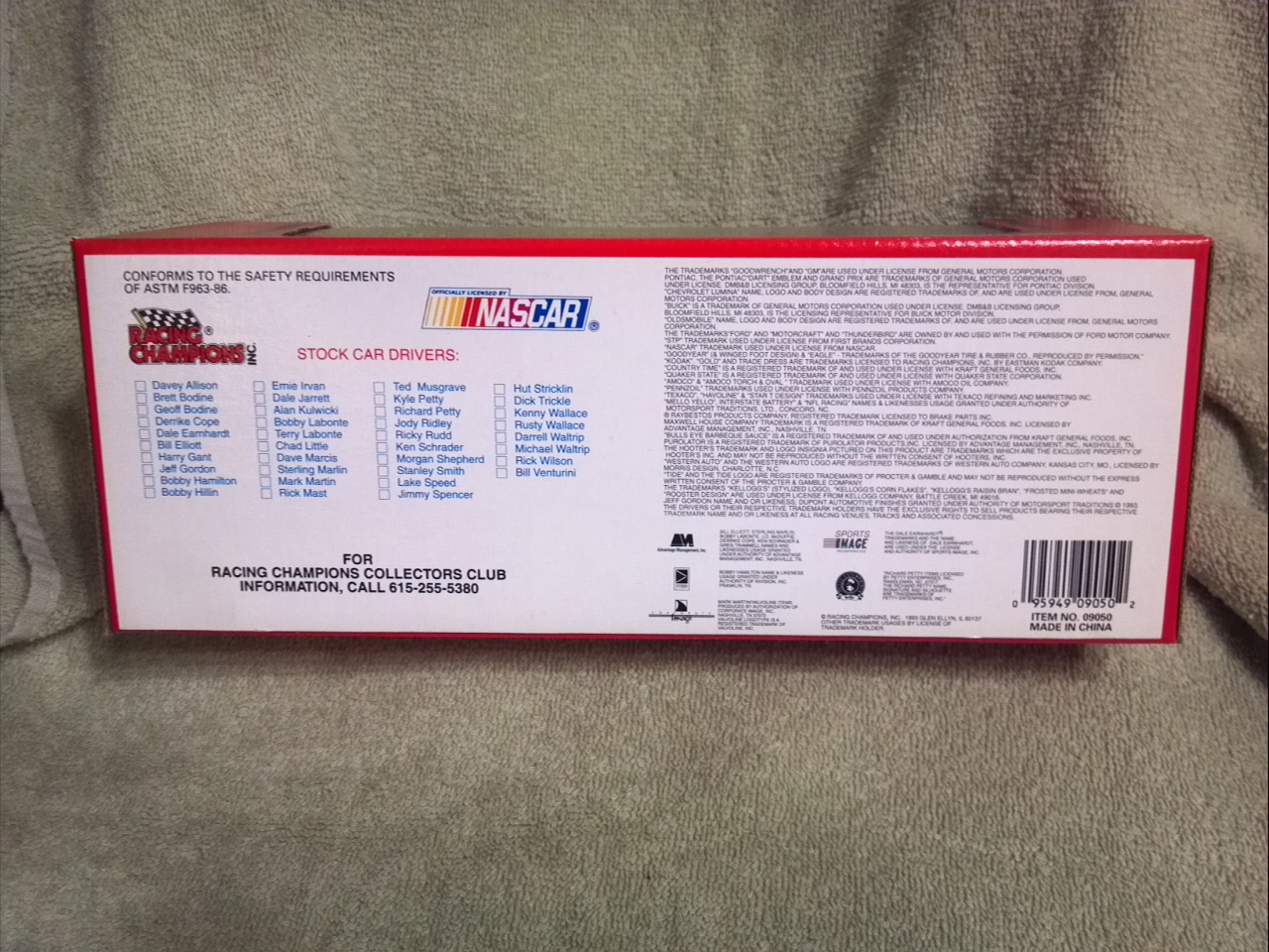1993 Racing Champions JIMMY SPENCER #12 Meineke Nascar 1/24 Ford ...