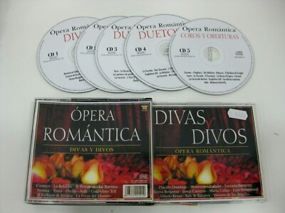Divas Y Divos 5CD Opéra Romantique (Placide Domingo-Montserrat Caballé ...