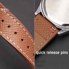 Stitching Genuine Leather Watch Band 20mm 22mm 18mm Vintage Cowhide ...