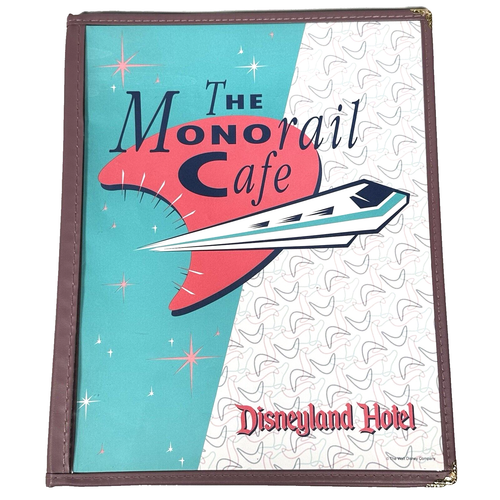 Vintage Disneyland Hotel The Monorail Cafe Menu Rare Retired Closed ...
