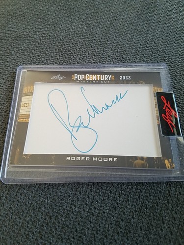 2022 Leaf Pop Century Mystery Cut Roger Moore Auto Autograph Signature ...