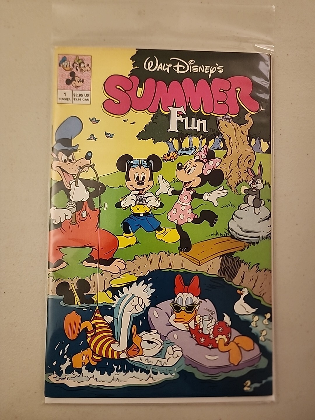 Walt Disney's Summer Fun Comic Book #1 Features Mickey Mouse 1991 | eBay