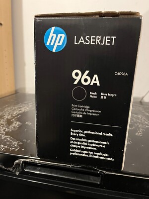 New HP 96A C4096A Laserjet Black Toner Cartridge Factory Sealed | eBay