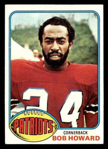 Bob Howard 1976 Topps Card #402 New England Patriots | eBay