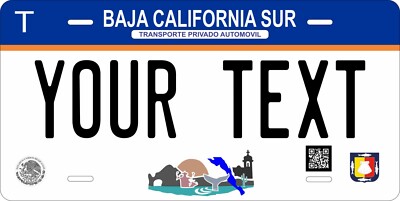 Baja California Sur 2017 Mexico License Plate Personalized Car Bike ...