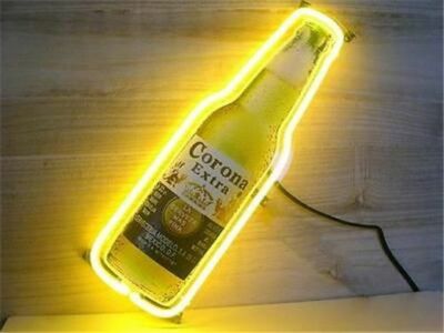 Corona Extra Bottle Neon Sign Lamp Light Beer Bar With Dimmer | eBay
