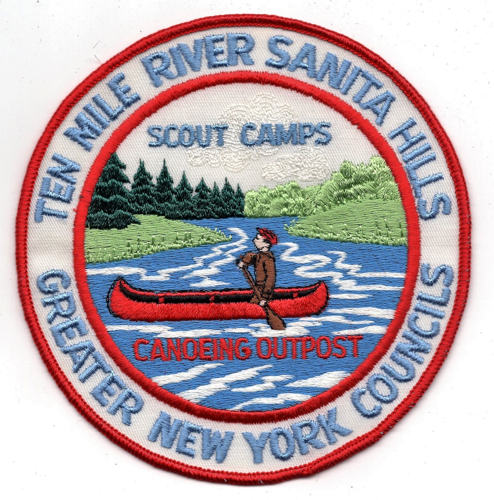 VTG 1970's BSA - BOY SCOUTS OF AMERICA TEN MILE RIVER SCOUT SANITA ...