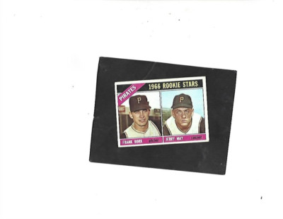 1966 Topps MLB # 123 Pirates Rookie Stars/ Jerry May | eBay