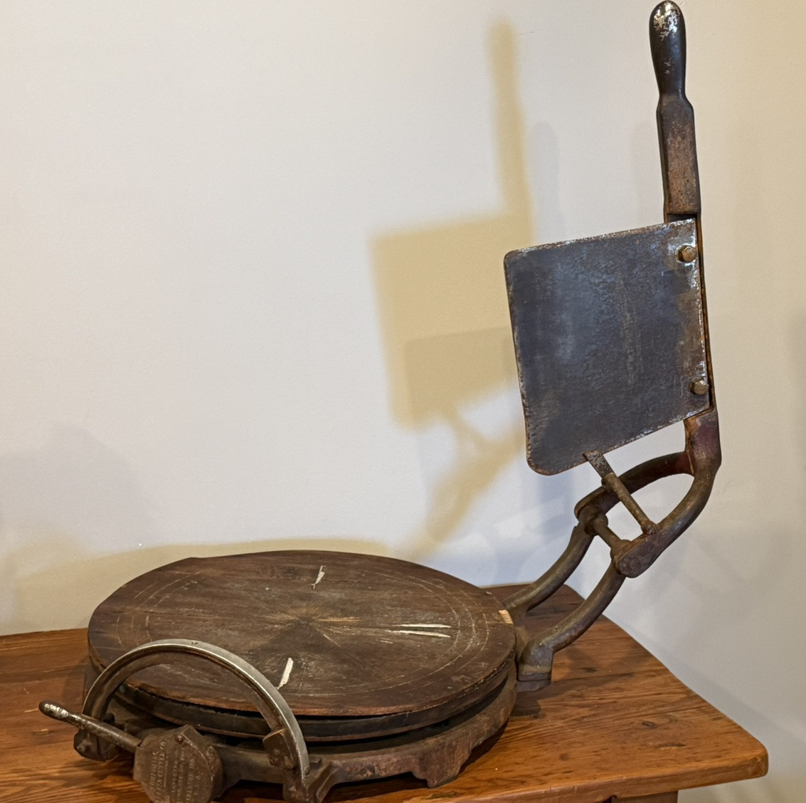 Antique Cheese Cutter Wheel