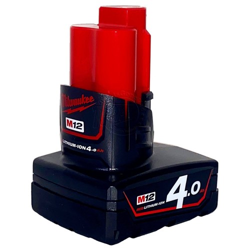 Genuine AU Milwaukee 12V 4.0Ah Red Lithium-ion Battery - M12B4 | eBay ...