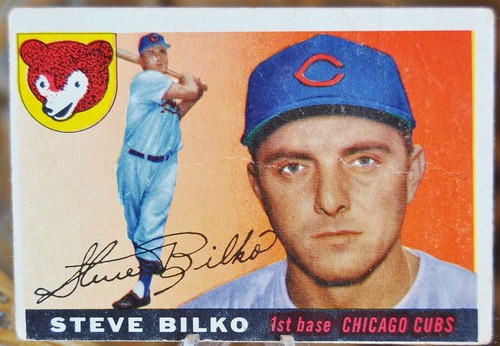 1955 Topps Baseball Card #93 Steve Bilko, Chicago Cubs - VG | eBay
