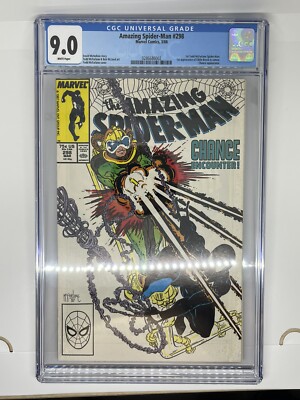 Amazing Spiderman 298 - 1st Todd McFarlane Spider-Man, Cameo Eddie ...