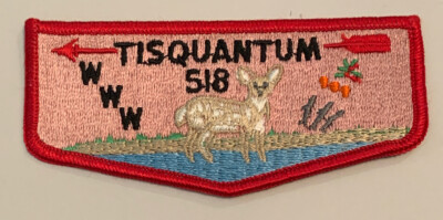 Order of the Arrow Tisquantum Lodge 518S3d Rare Flap Mint | eBay