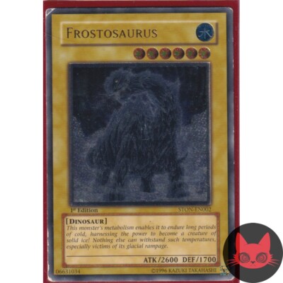 Yugioh Frostosaurus STON-EN002 (Ultimate Rare) 1st Edition | eBay