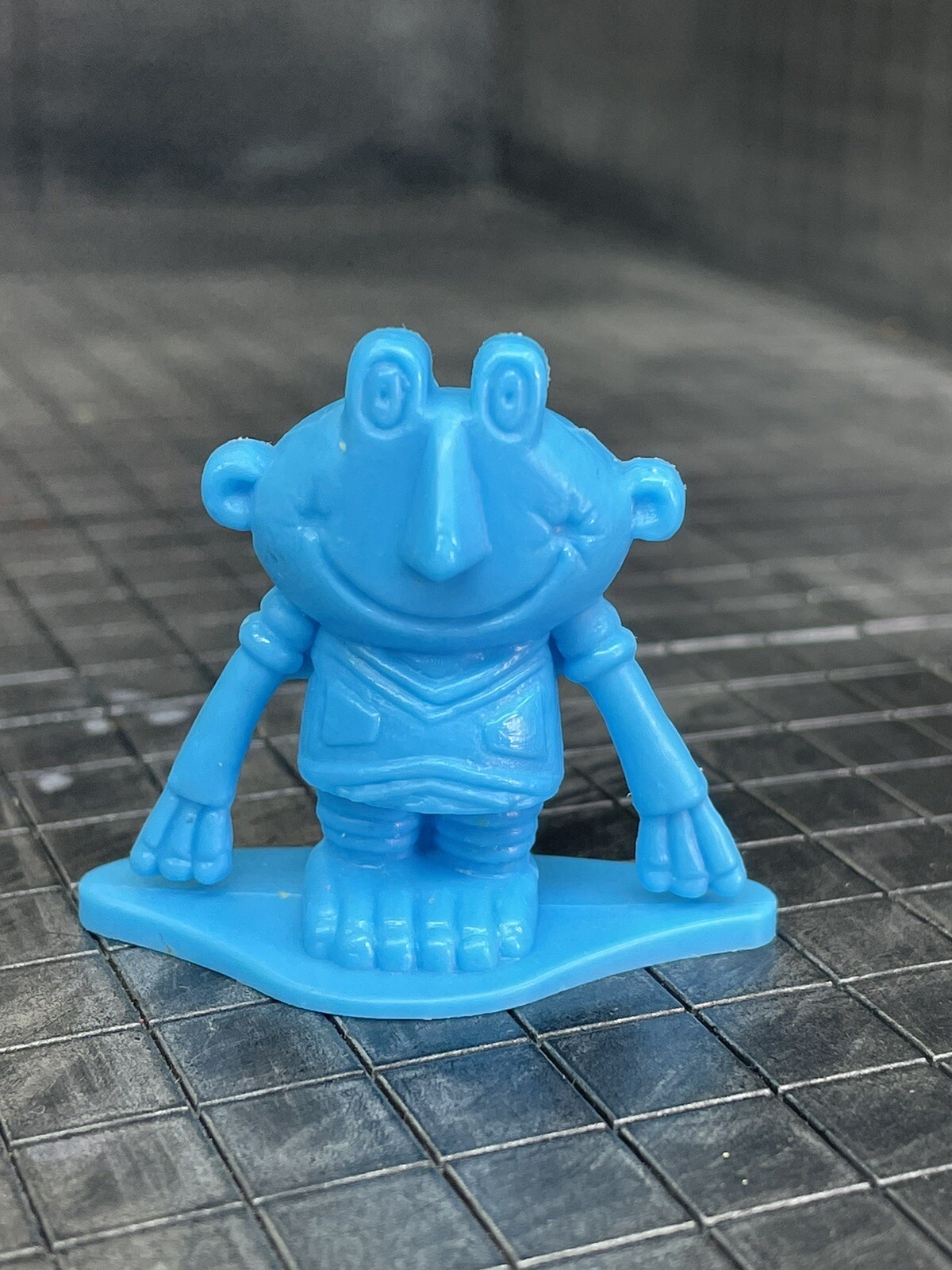 VTG 1983 SCREAMING YELLOW ZONKERS cereal toy SPACE CREATURE ALIEN BOY ...