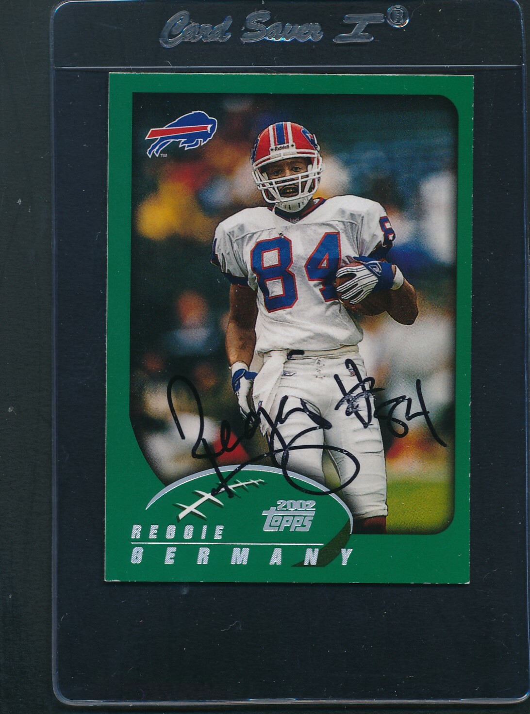 2002 Topps #43 Reggie Germany Bills Signed Auto *D2572 | eBay