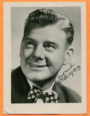 Arthur Godfrey, circa 1950s, Matte 5 by 7" w facsimile autograph | eBay