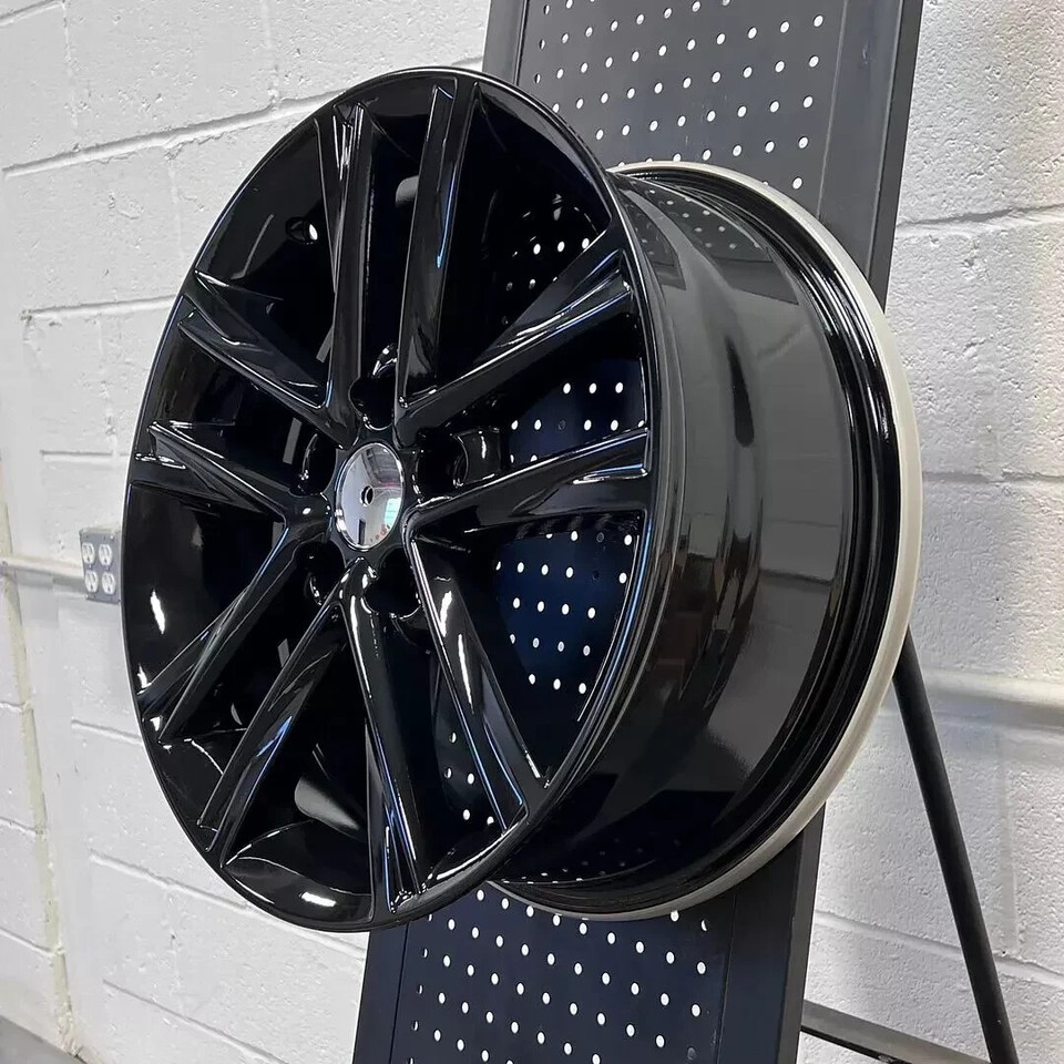 18" SET (4) GLOSS BLACK SPORT STYLE RIMS WHEELS FITS SC300 SC400 SC430 ...