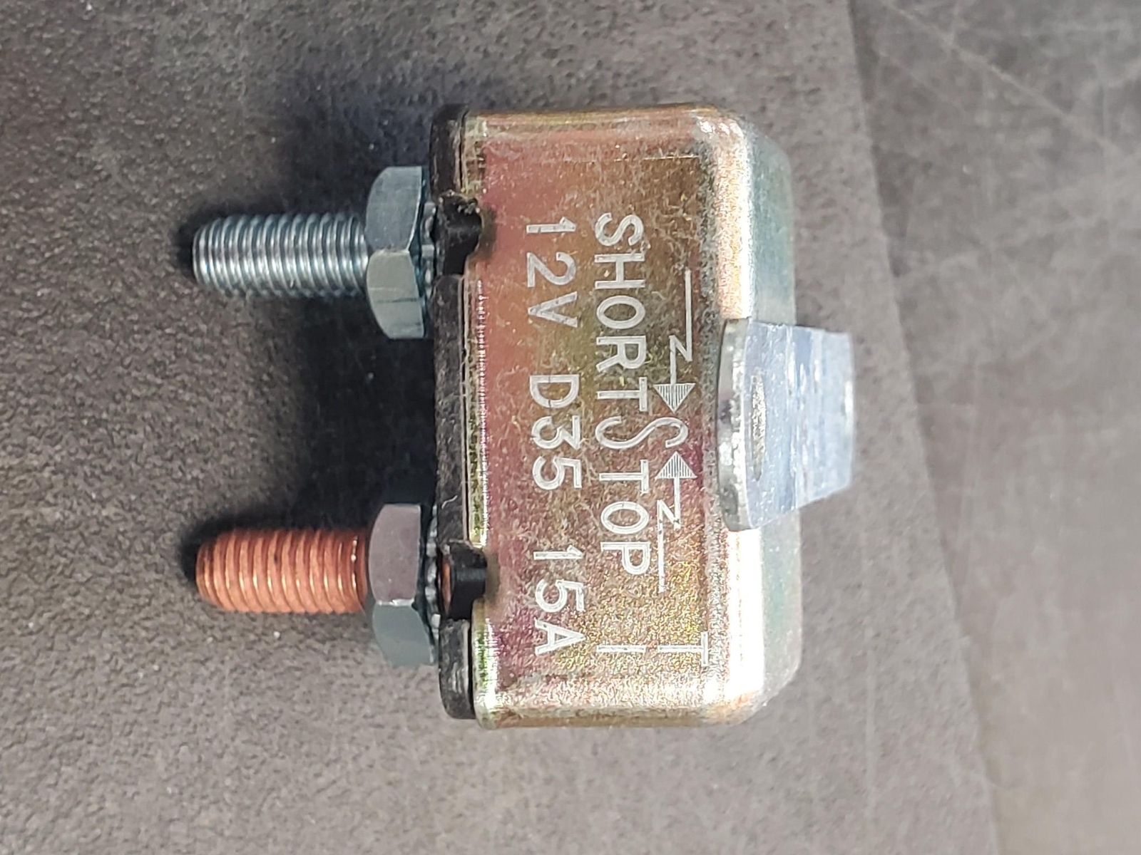 Short Stop Circuit Breaker 15A Plastic in Line BRKT Type 1 12V | eBay