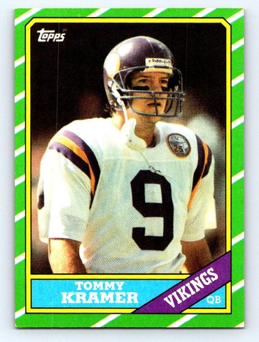 1986 Topps #293 Tommy Kramer | eBay