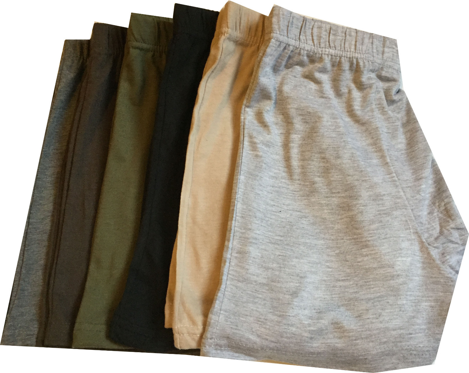 6 Pack Men's Plain Boxer Shorts Underwear Classic Rich Cotton Boxers S ...