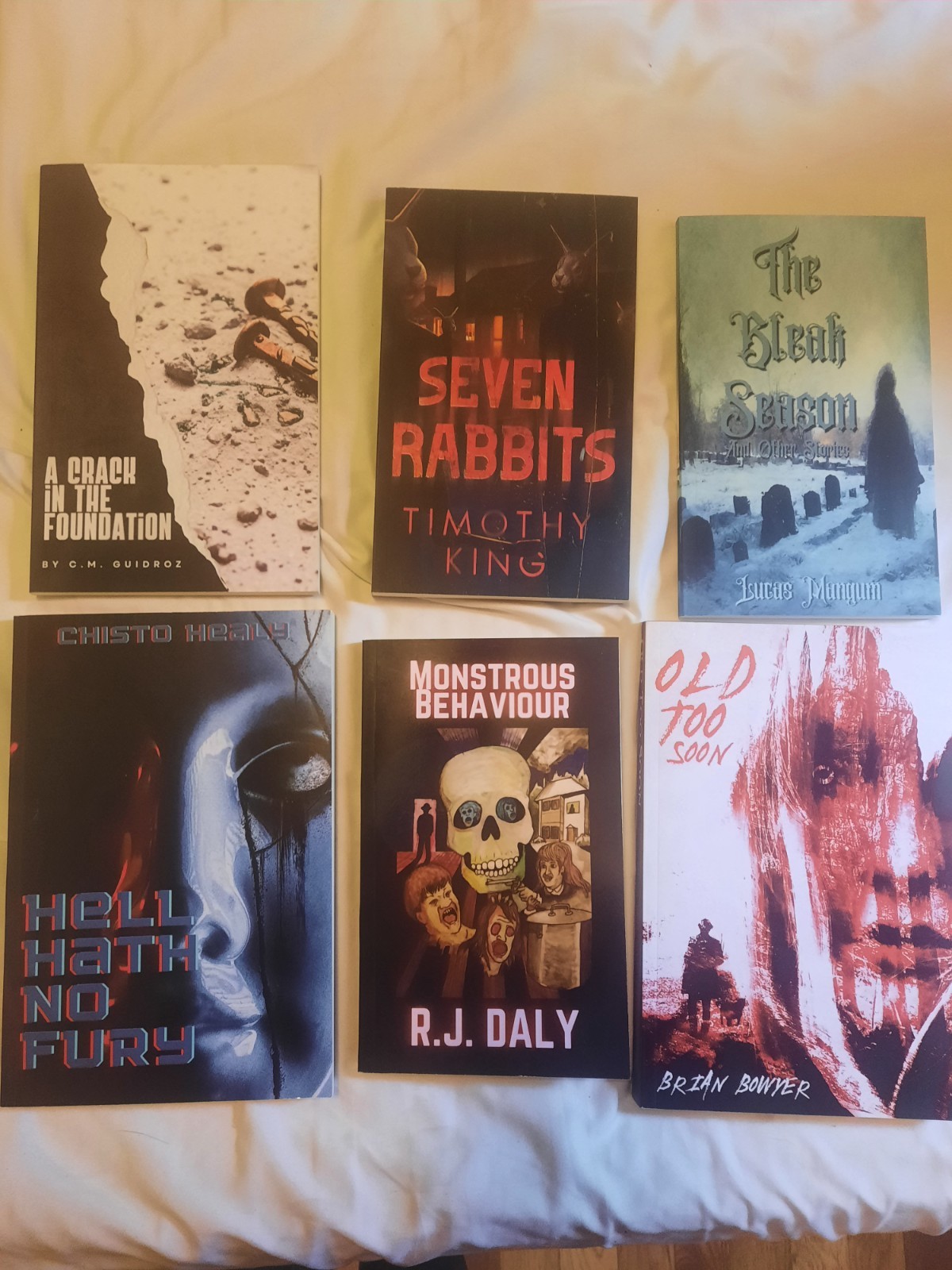 Lot of 6 EXTREME HORROR Books - AGE 18+ ONLY! - Timothy King, Lucas ...