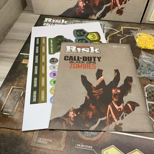 Risk Call Of Duty Black Ops Zombies Board Game - New Open Box 100% ...