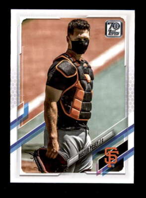 BUSTER POSEY 2021 TOPPS SERIES ONE #301 MASK SP PARALLEL BF1811 | eBay