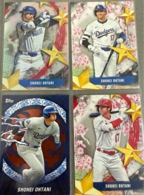 2025 Topps Japan Shohei Ohtani Stars of MLB Japan 3 Cards Dodgers ...