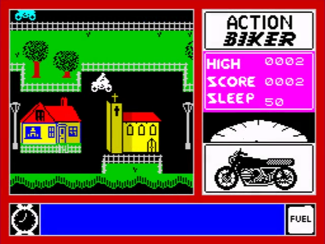 Sinclair Zx Spectrum 48K Gioco - Azione Motociclista - Mastertronic ...