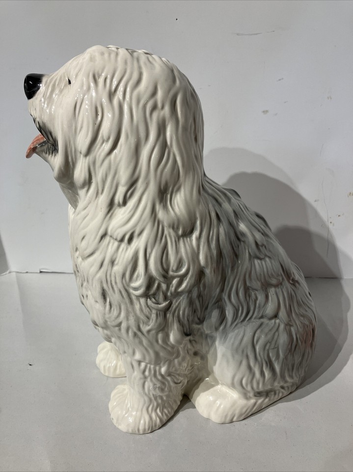 BESWICK ENGLAND Porcelain Old English Sheep Dog Figurine Statue # 2232 ...