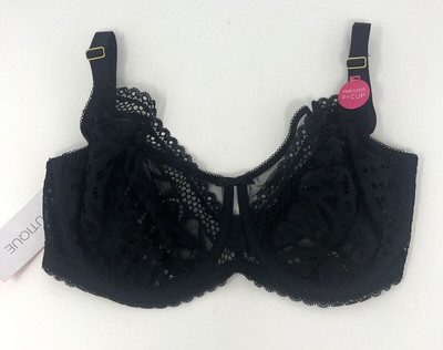New M&S Floral Lace Bra, Boutique Underwired Full Cup Bra, Non Padded ...