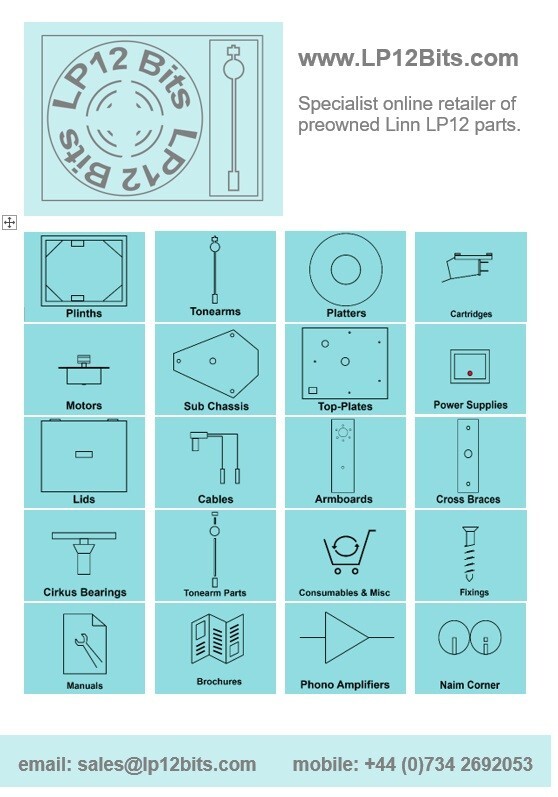 Linn Ekos SE/1 (2021) (Ref LP12_BITS_007263) | eBay UK