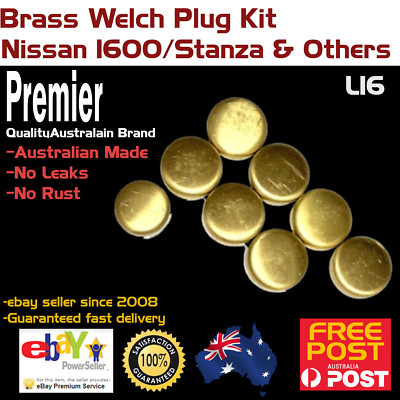 Brass Welch Plug Kit Brass Expansion Welsh Plugs Fits Nissan L16 | eBay ...